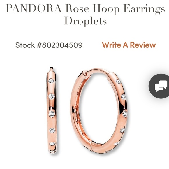 Pandora | Jewelry | Pandora Rose Gold Hoops | Poshmark